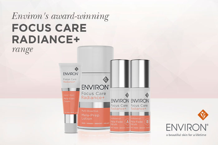 Triple win for Environ & the Focus Care Radiance+ range | Environ